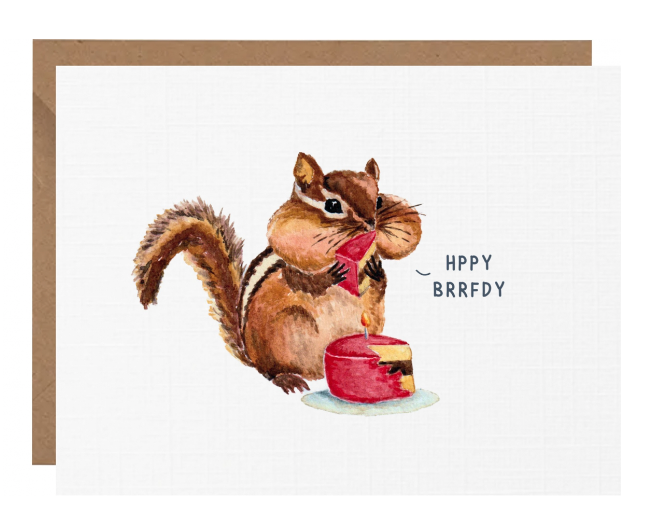 Birthday Chipmunk Card – Courtney Burke